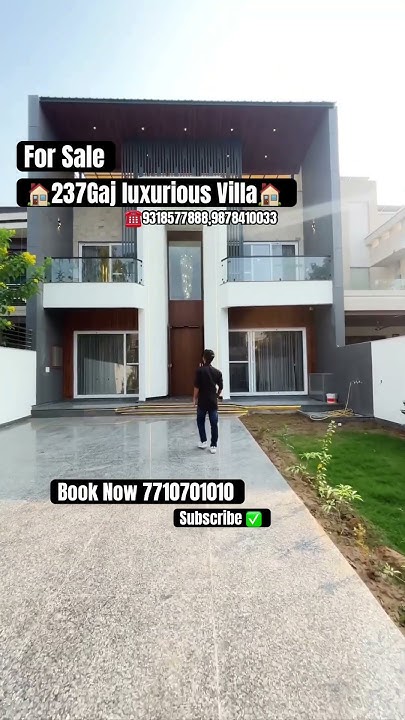 🏠Luxurious 237Gaj +200Gaj Baram Area Villa For Sale @Greater Mohali Near Chandigarh☎️7710781010 ...