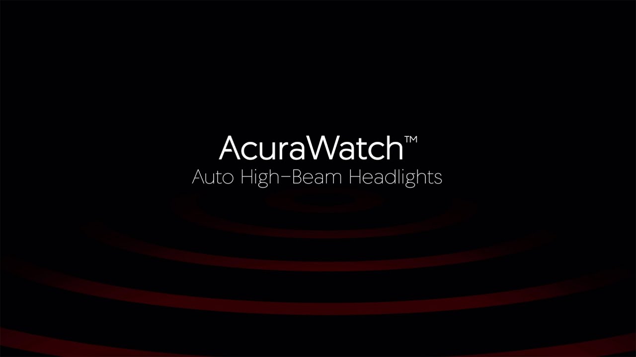 Integra with AcuraWatch™ – Automatic High Beams - YouTube