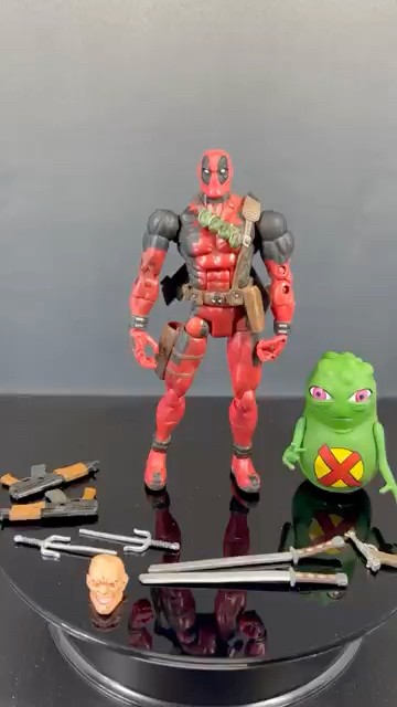 Marvel Legends ToyBiz Series VI Deadpool and Doop Action Figure - YouTube