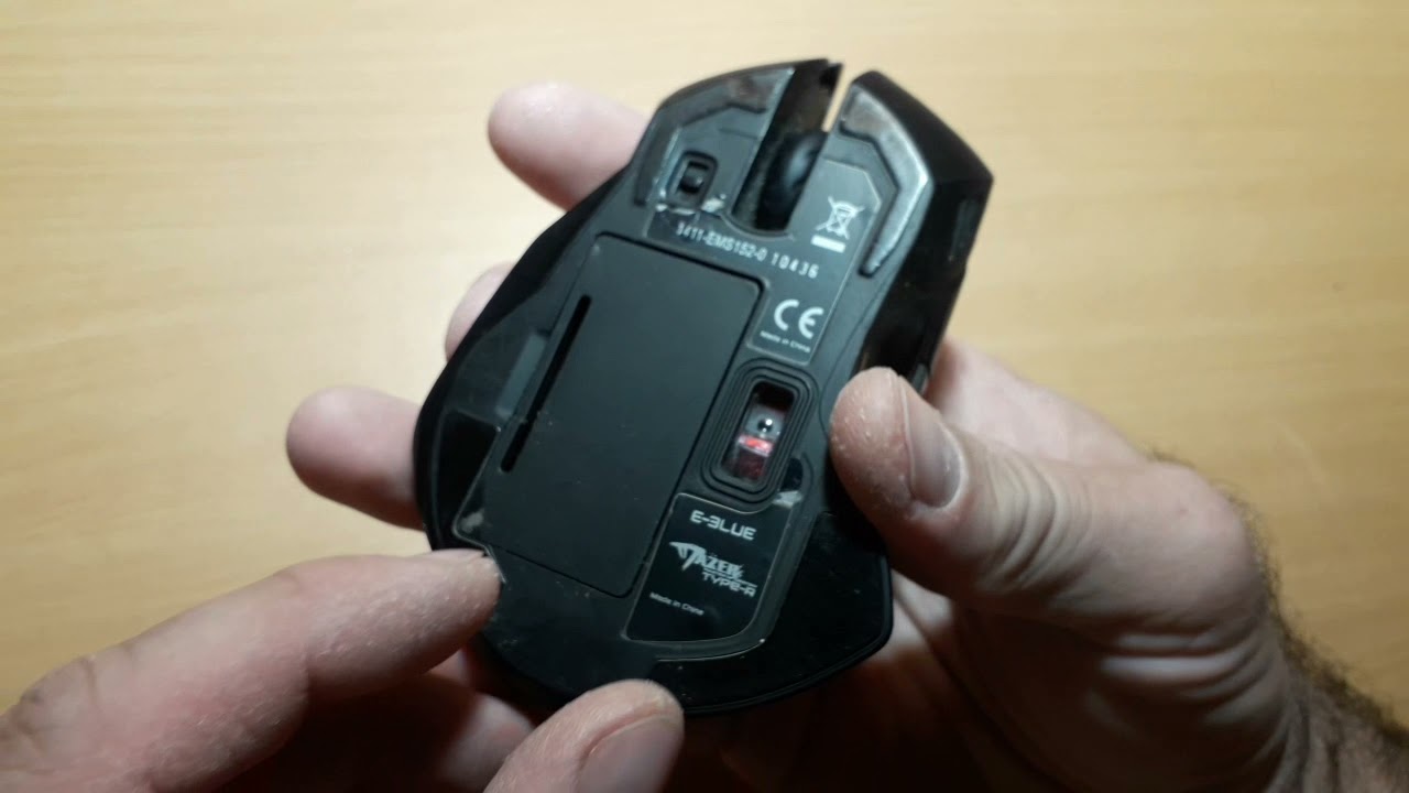 E-blue Mazer Type R wireless gaming mouse - YouTube