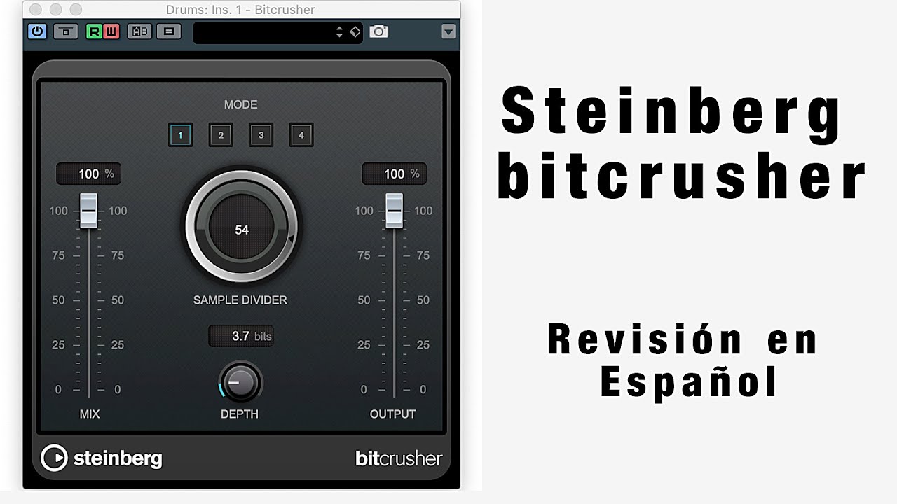 🎧Steinberg Bitcrusher🎧 -Revisión en Español- - YouTube