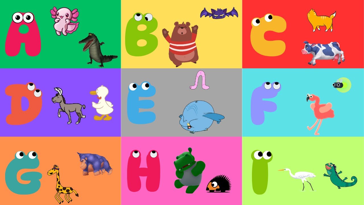Learning A-Z with Animals! 🐾 ABC Phonics Song | Kids TV Education