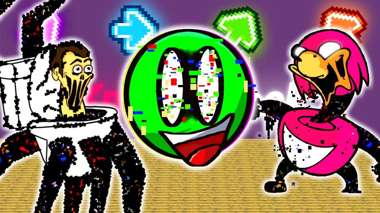 Pibby Geometry Dash, Pomni, Skibidi Toilet | FNF Character Test ...