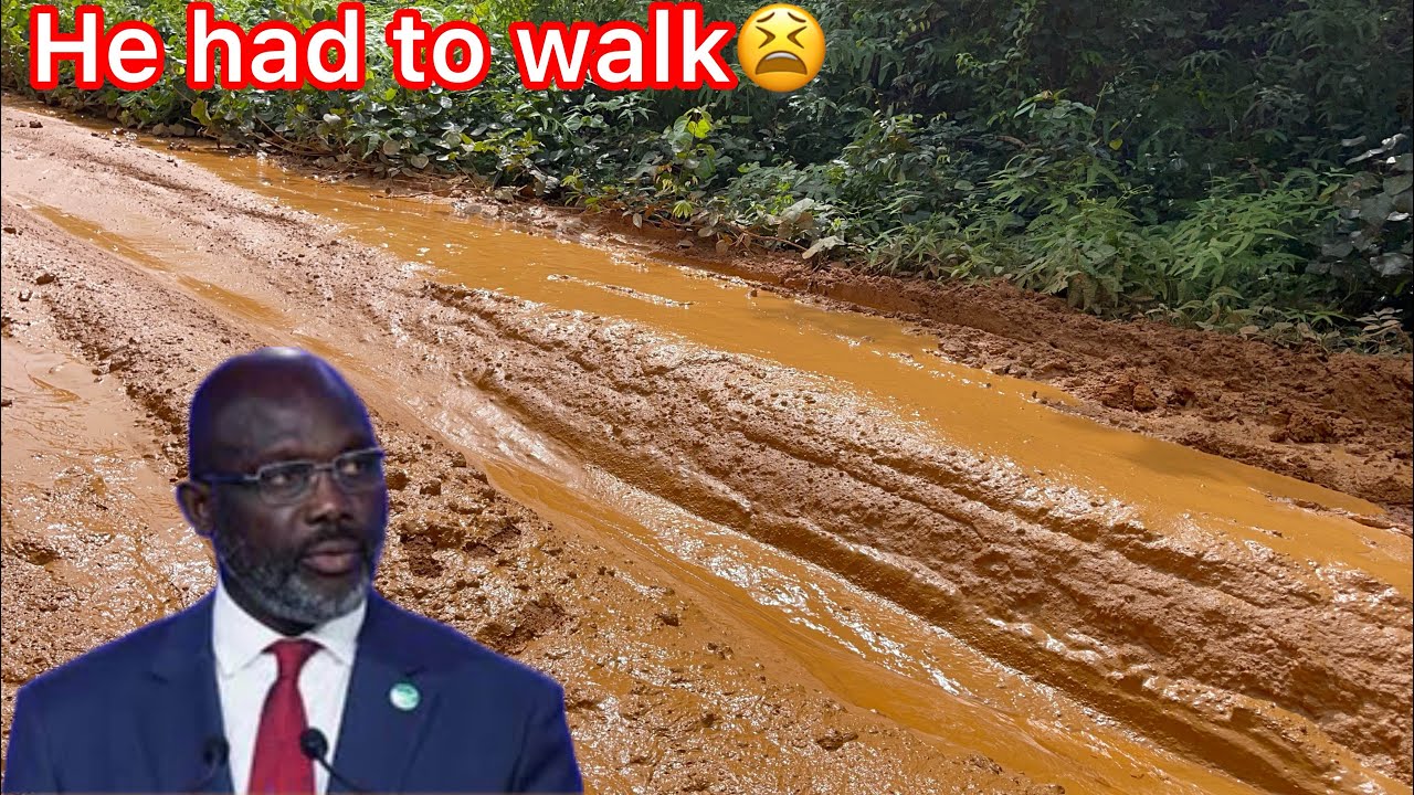 unbelievable horrible road condition of Liberia ex president George ...