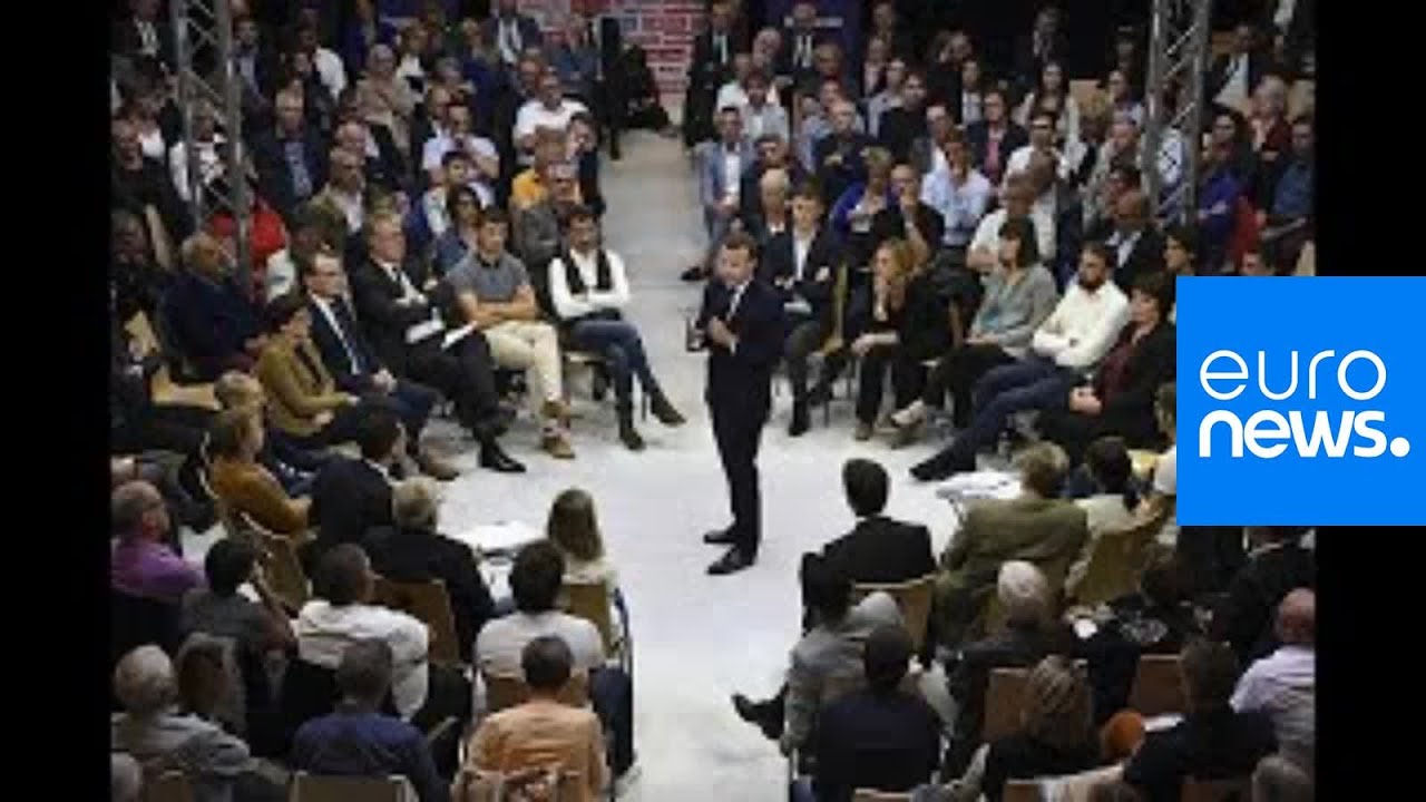 Retraites : l'exercice pédagogique d'Emmanuel Macron - YouTube