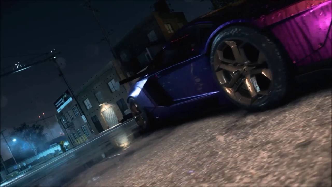 NFS Purple Lamborghini - Skrillex - YouTube