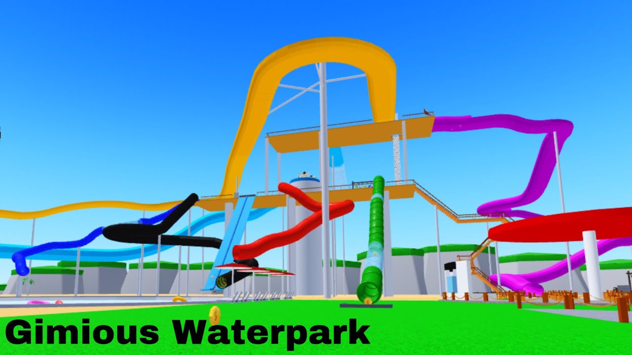 All waterslides at Gimious Waterpark | ROBLOX - YouTube