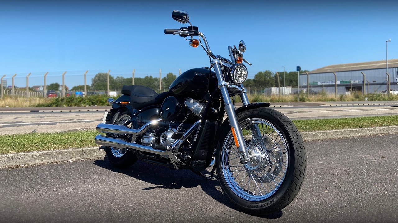 Harley-Davidson Softail Standard. 22 Reg, 408 miles, £10,995. - YouTube