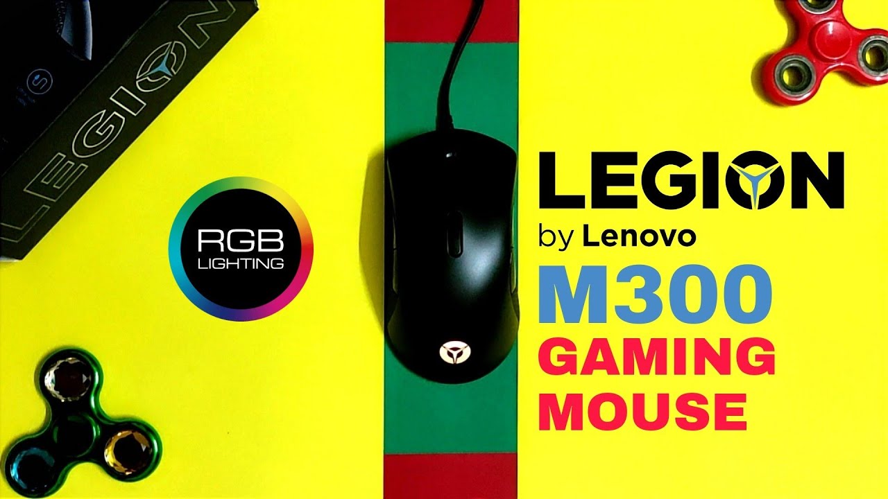 Unboxing Lenovo Legion M300 RGB Gaming Mouse | 8 buttons - YouTube