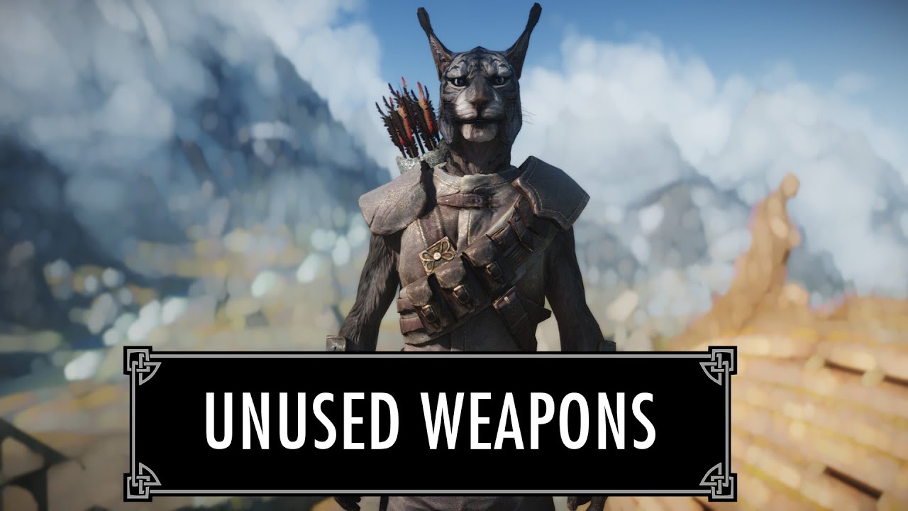 7 Unused Weapons You Might Not Have Known About in Skyrim - YouTube