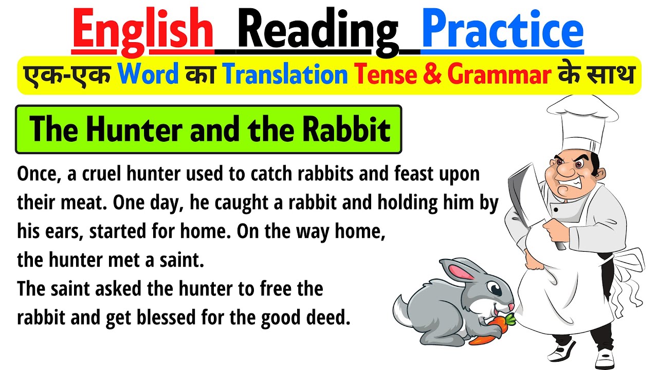 The Hunter and the Rabbit | Learn English Through Story || Short ...