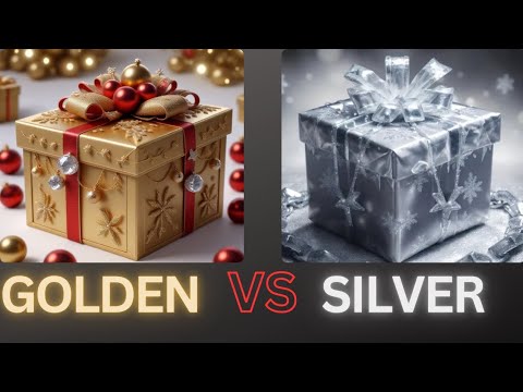 Gold Vs Silver gift box 😍 #giftbox #gift #selectbox - YouTube