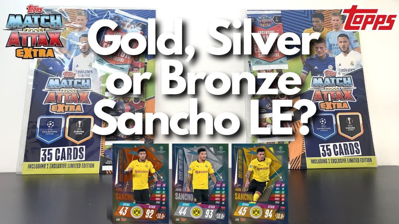 Double Multipack Opening! | Topps Match Attax Extra 2020/2021 | Gold ...