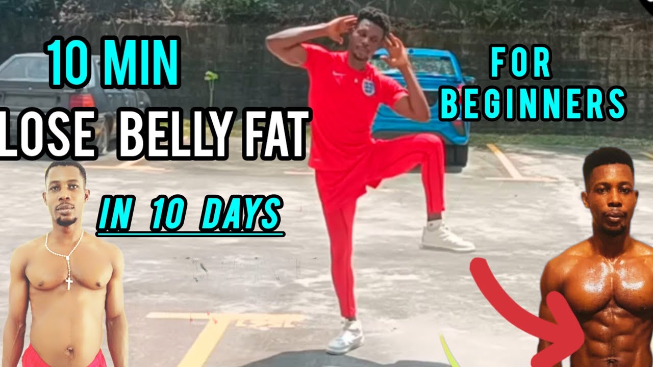10 MINUTE WORKOUT TO LOSE BELLY FAT FOR BEGINNERS - YouTube