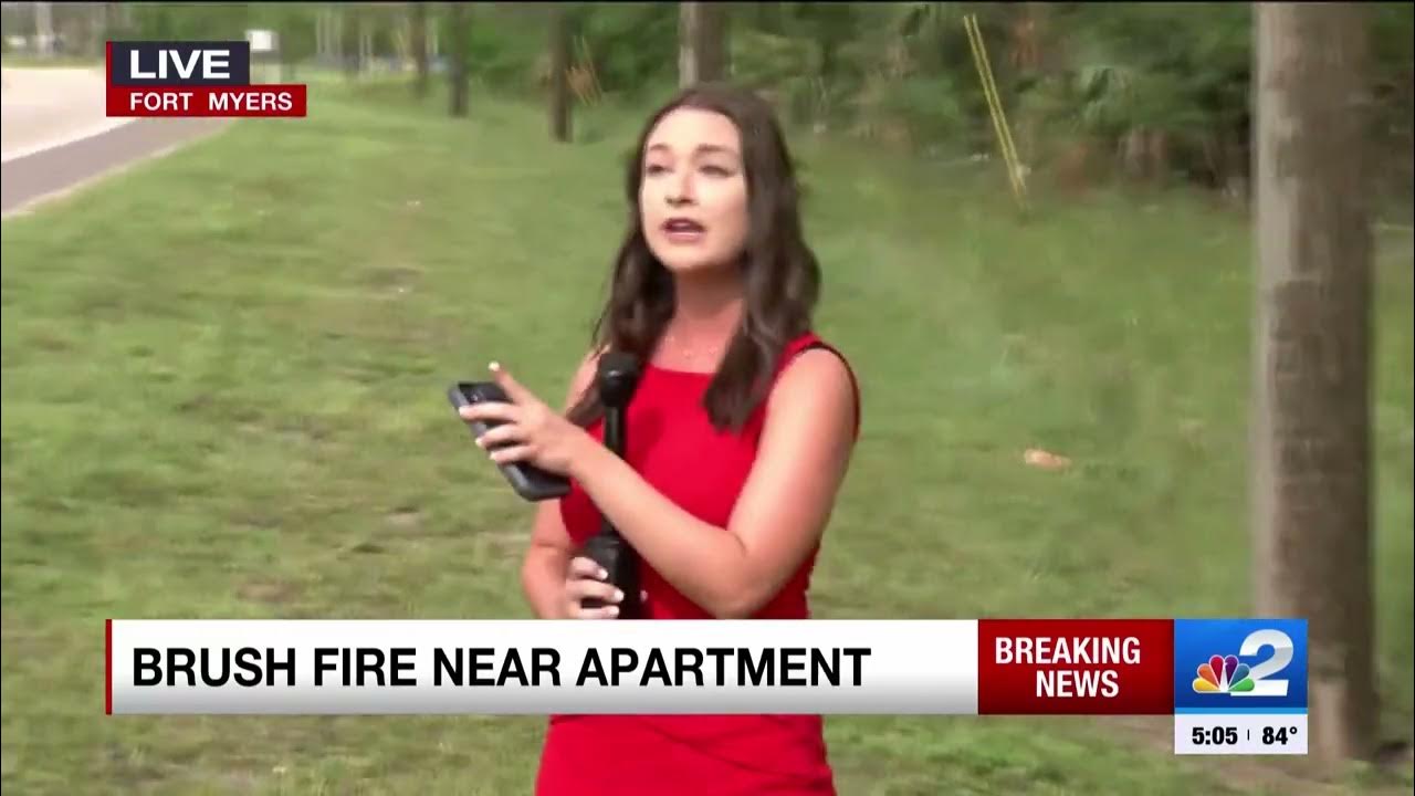 Lightning sparks fire near Fort Myers apartment complex - YouTube