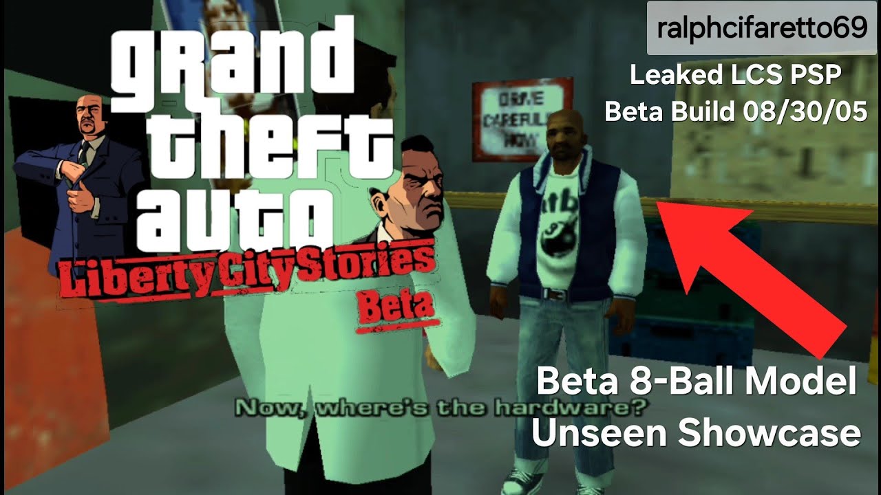 GTA LCS PSP Beta Build - Beta 8-Ball Model LEAKED 2025 - YouTube