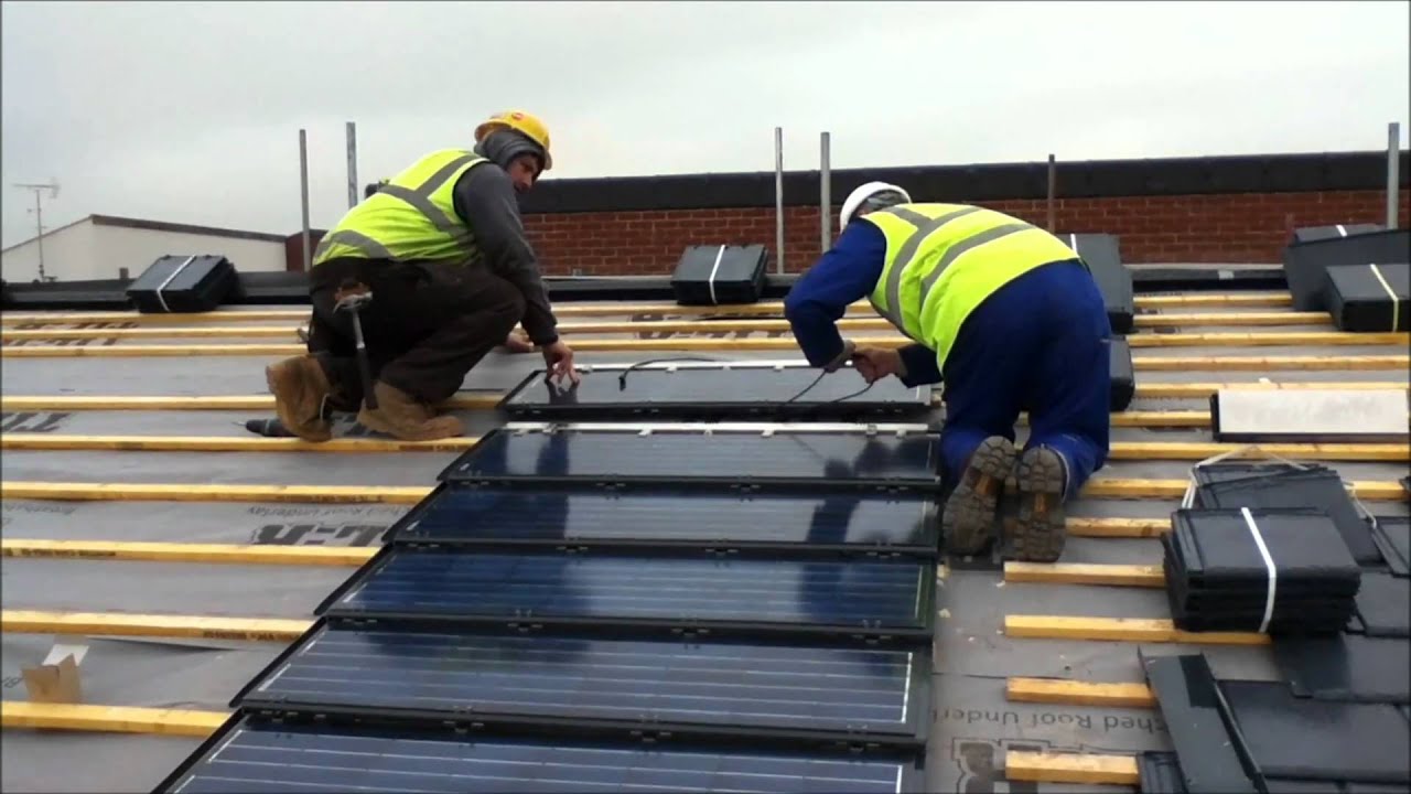 Solar Tile Installation.wmv - YouTube
