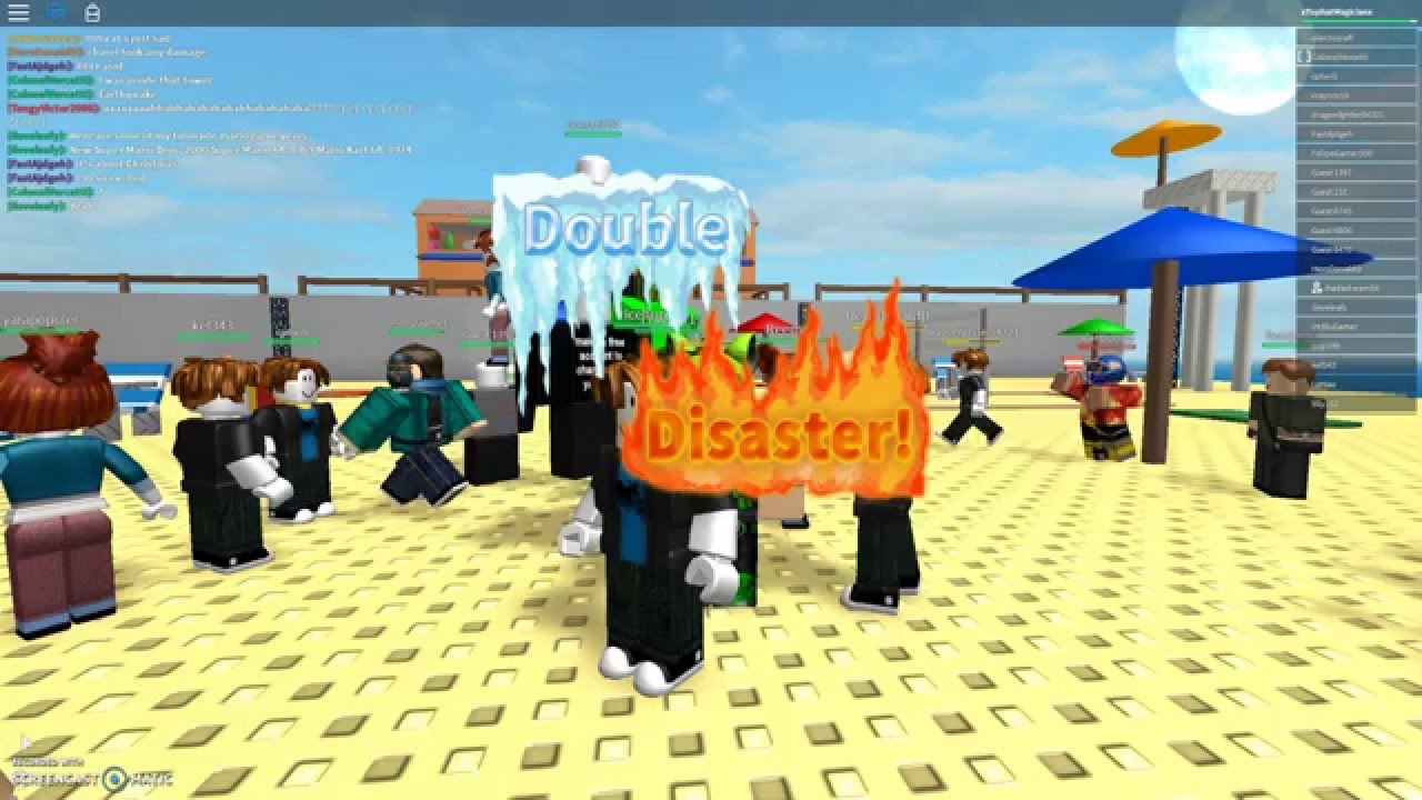 Fall damage? REALLY?! | Roblox: "Natural Disaster Survival" - YouTube