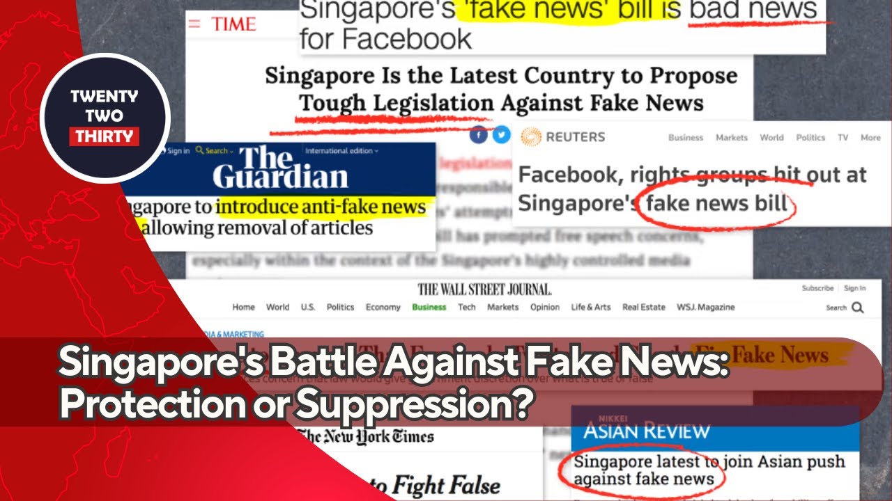 Singapore's Battle Against Fake News: Protection or Suppression? - YouTube