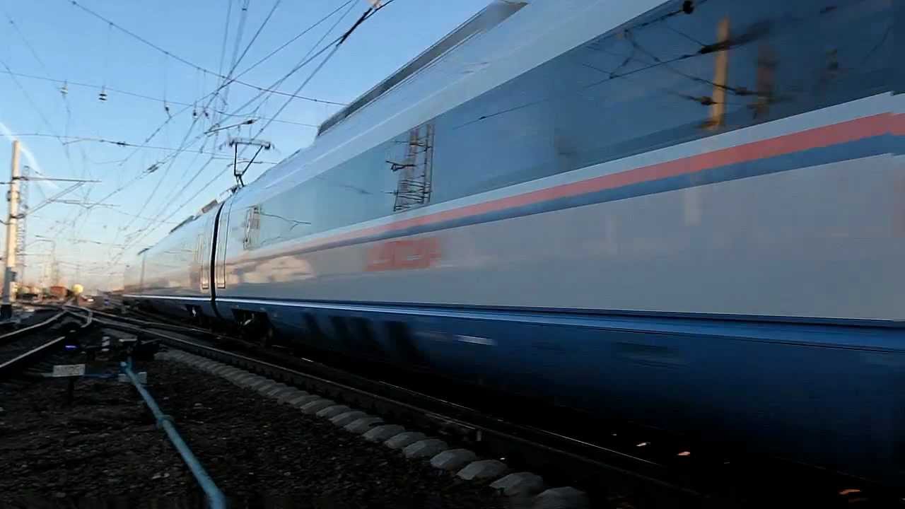 [RZD] EVS2-01 "Sapsan" - 200 km/h / ЭВС2-01 "Сапсан" - 200 км/ч - YouTube