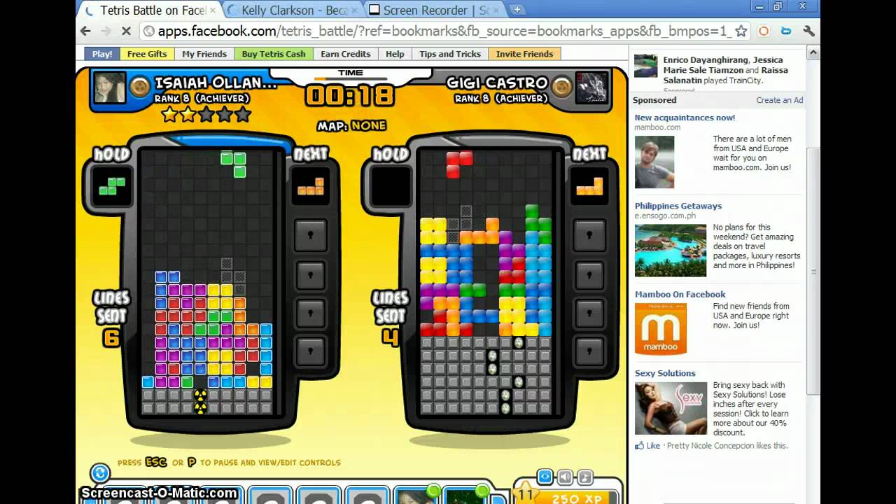 Tetris Battle technique - YouTube