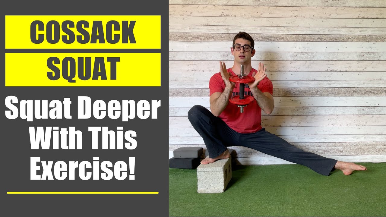 Squat Deeper with this Cossack Squat variation! Elevated foot Cossack Squat (TUTORIAL) - YouTube