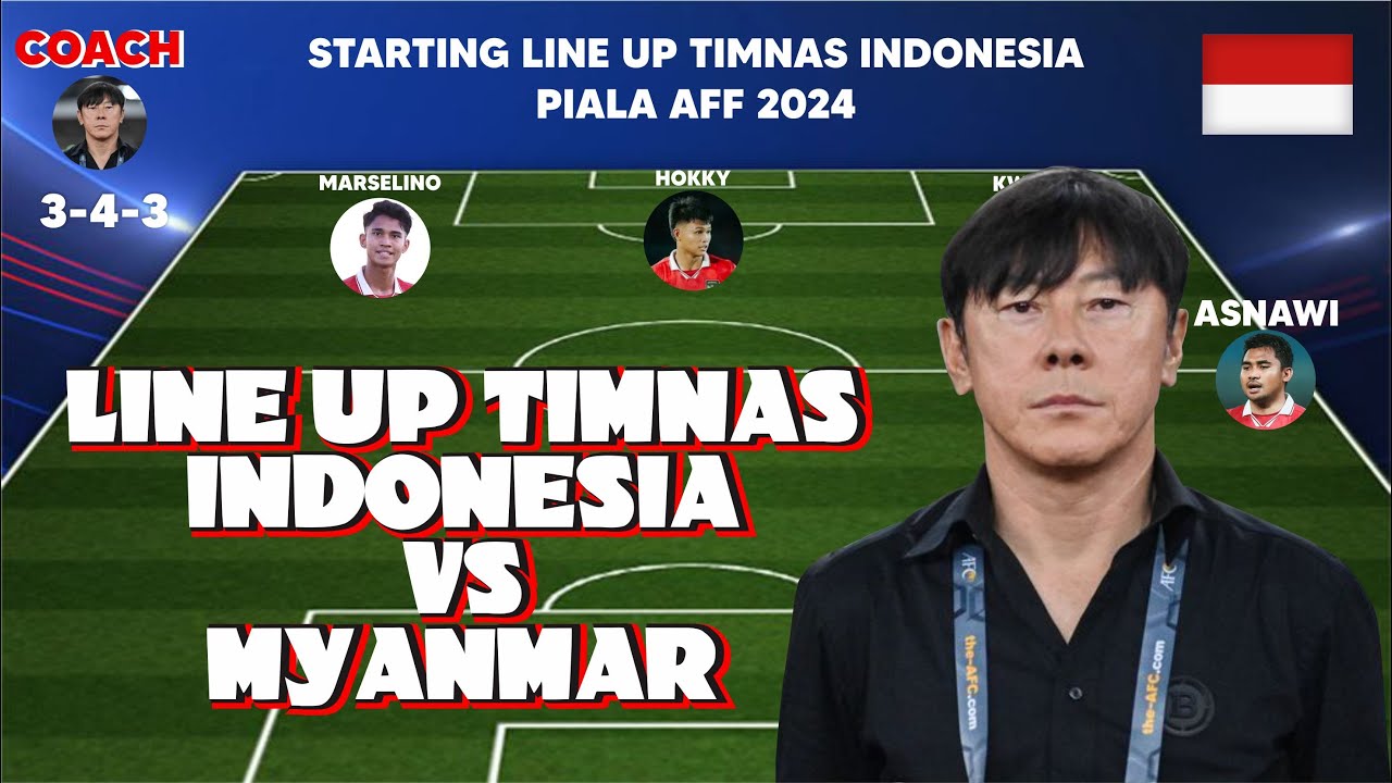LINE UP TIMNAS INDONESIA VS MYANMAR - GARUDA FOOTBALL CORNER - YouTube