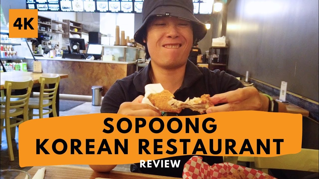 Review of the Sopoong Korean Restaurant - Montreal - 4K - YouTube