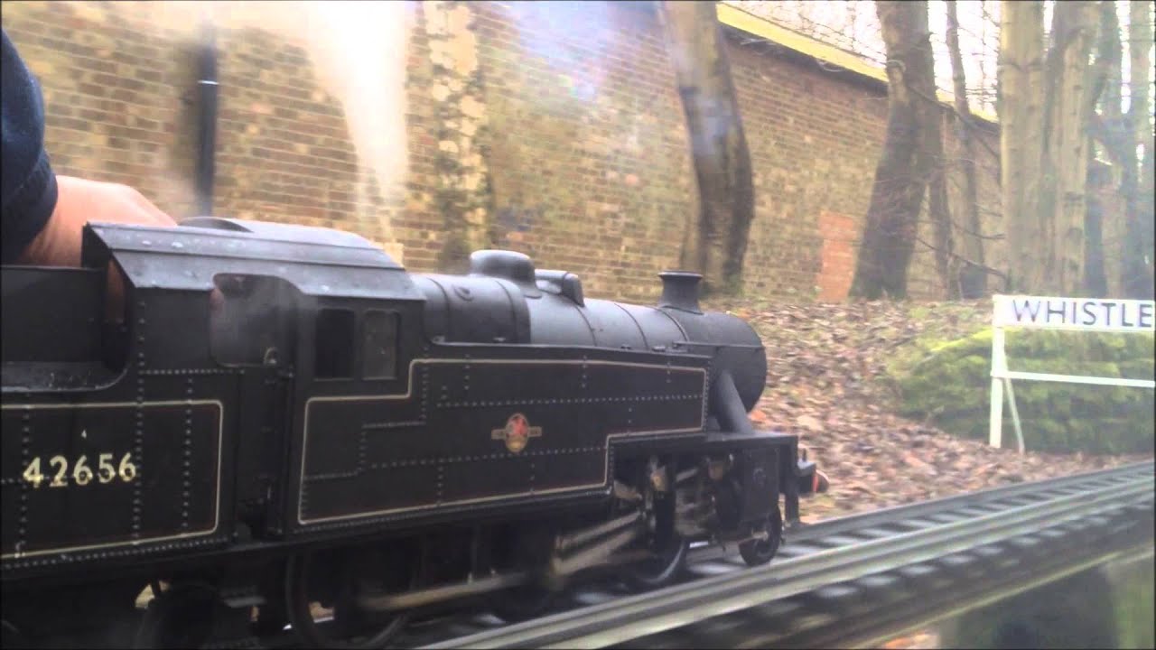 3 1/2 inch Gauge LMS 2-6-4t Stanier Class 4mt Live Steam Engine - YouTube