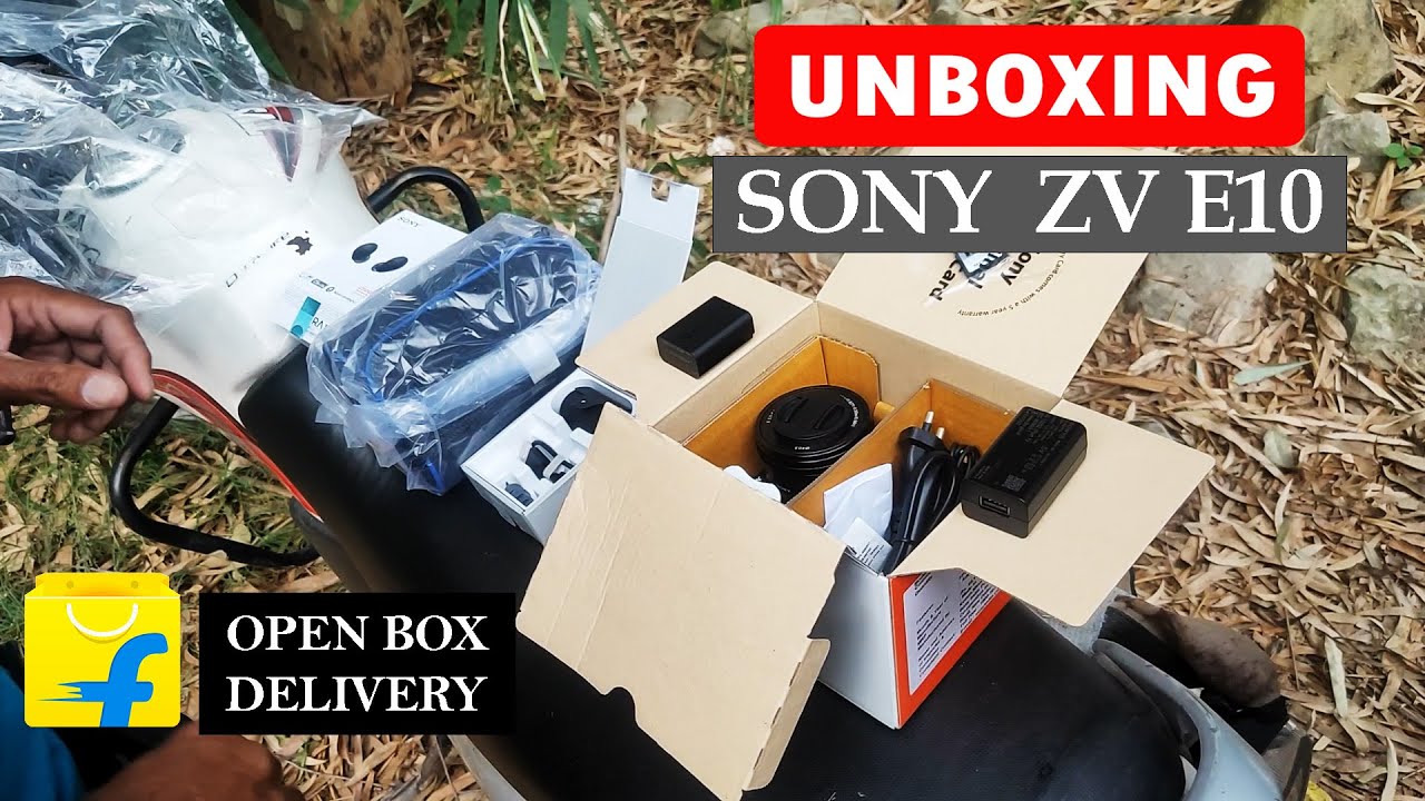 Open Box Delivery - Sony ZV E10 Mirrorless Camera || Flipkart Big ...