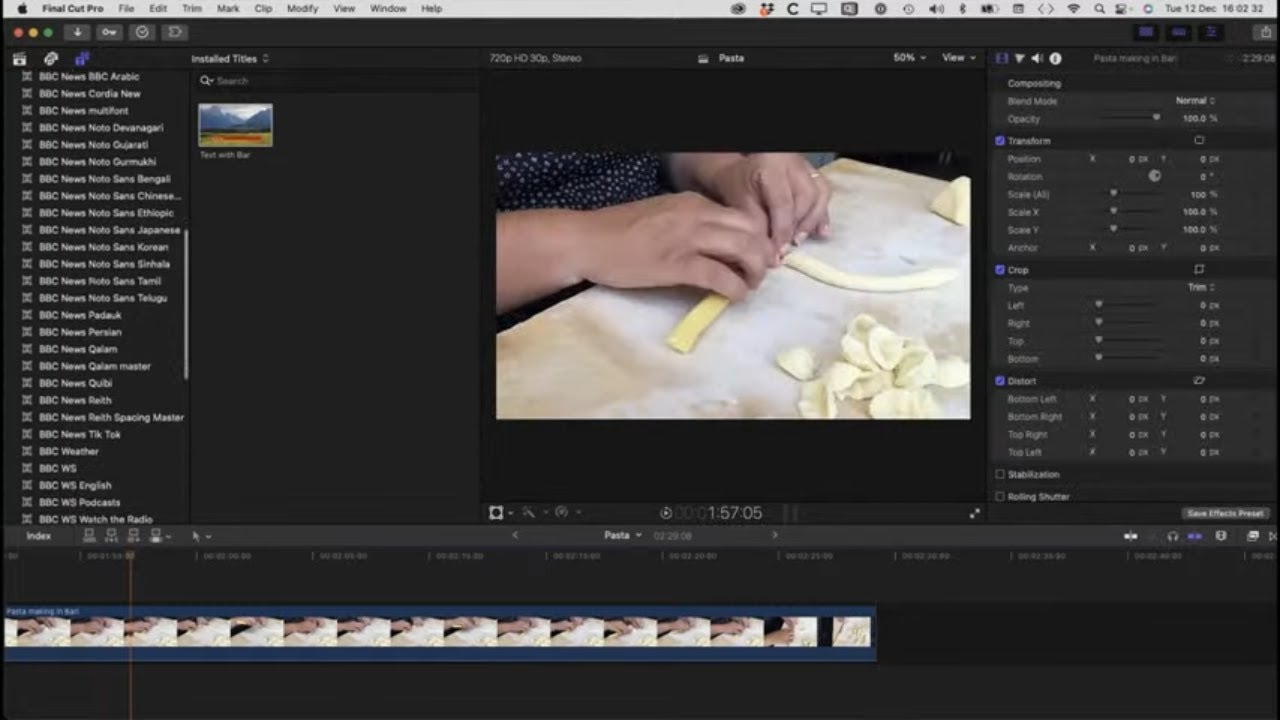 Lab: Apple Motion Lower 3rds - YouTube