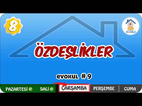 Özdeşlikler | 8.Sınıf #uzaktanegitim #evokul Kampı