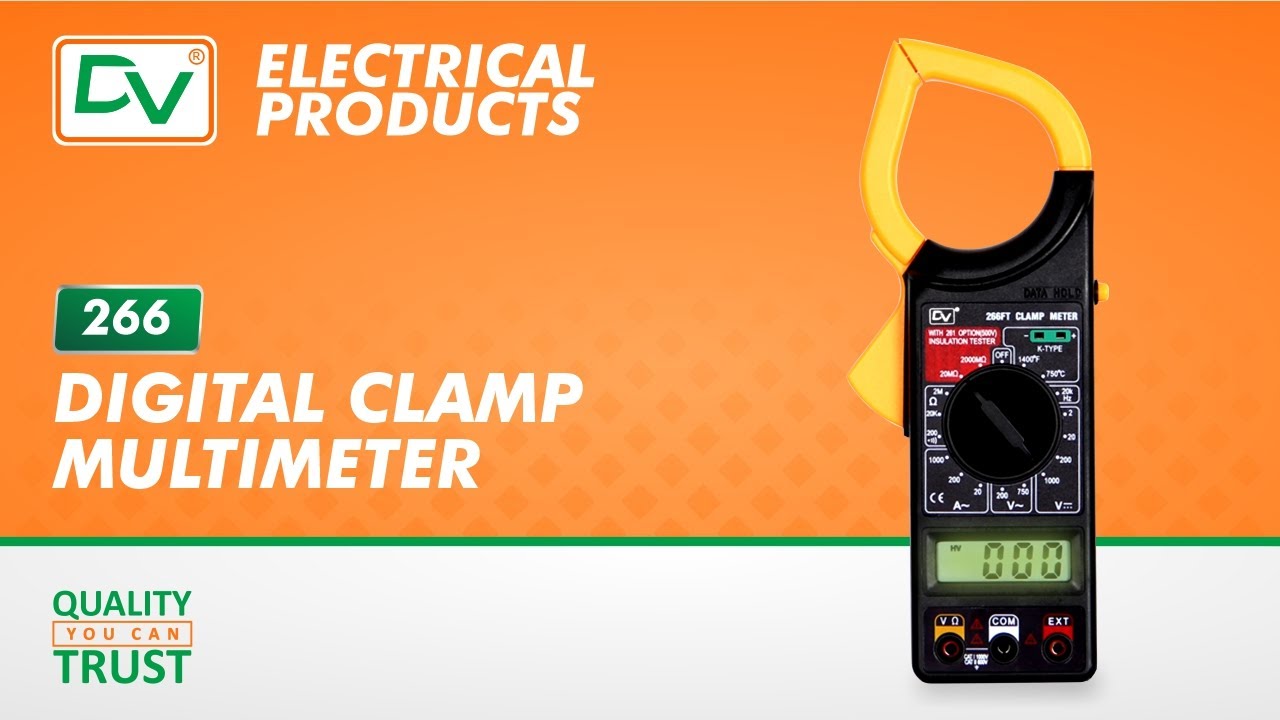 266 Digital Clamp Multimeter - YouTube