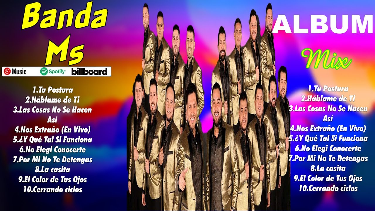 Banda Ms Mix 2024 - Mejor Canción Banda Ms 2024 - Mejor elección Álbum ...