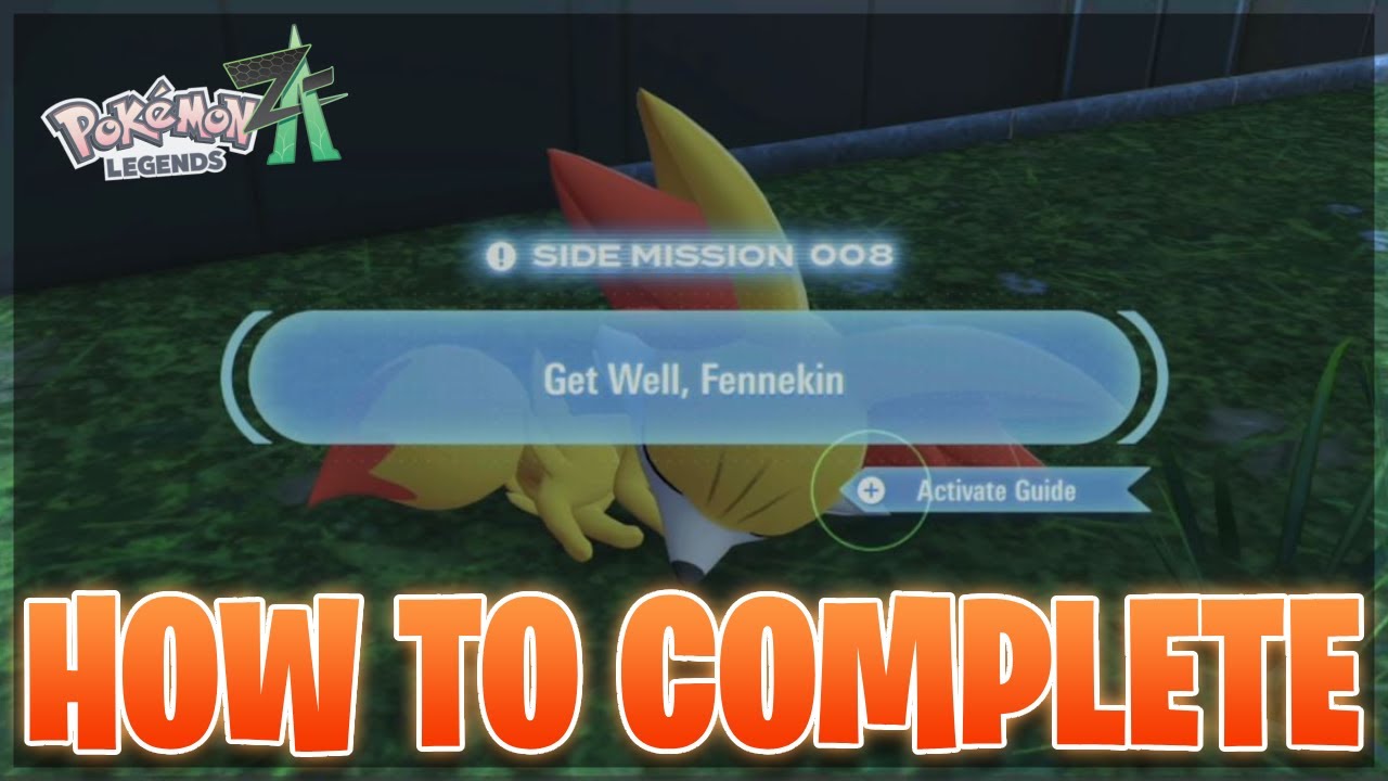 How to Complete Side Mission 008 "Get Well, Fennekin" in Pokemon ...