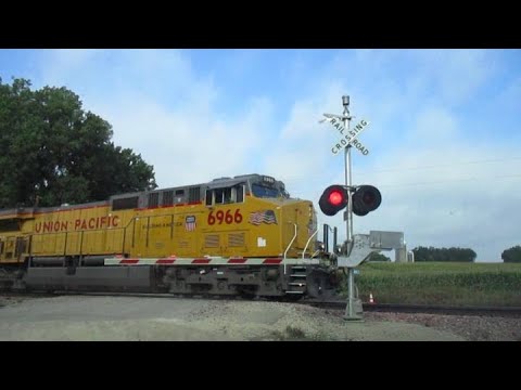 UP 6966 North MNPAL Filmed At North Kasper Siding (8-22-2023) - YouTube