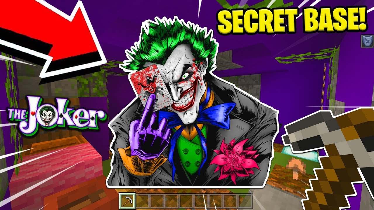 J'AI TROUVÉ LA BASE SECRETE DE JOKER SUR MINECRAFT ! 🃏 - YouTube