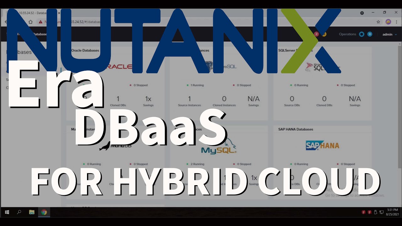 Nutanix Era: DBaaS for Hybrid Cloud - YouTube
