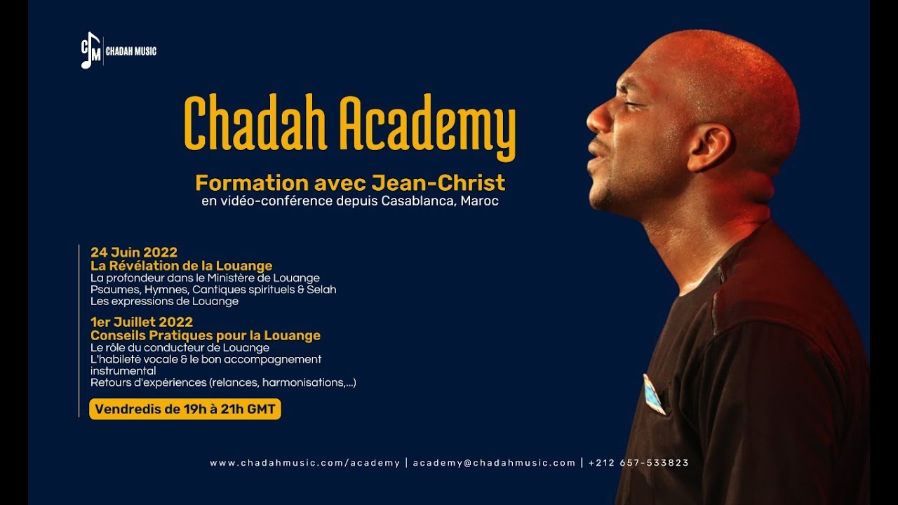 Chadah Academy MasterClass ETE 2022 - Session du 01/07/2022 - YouTube