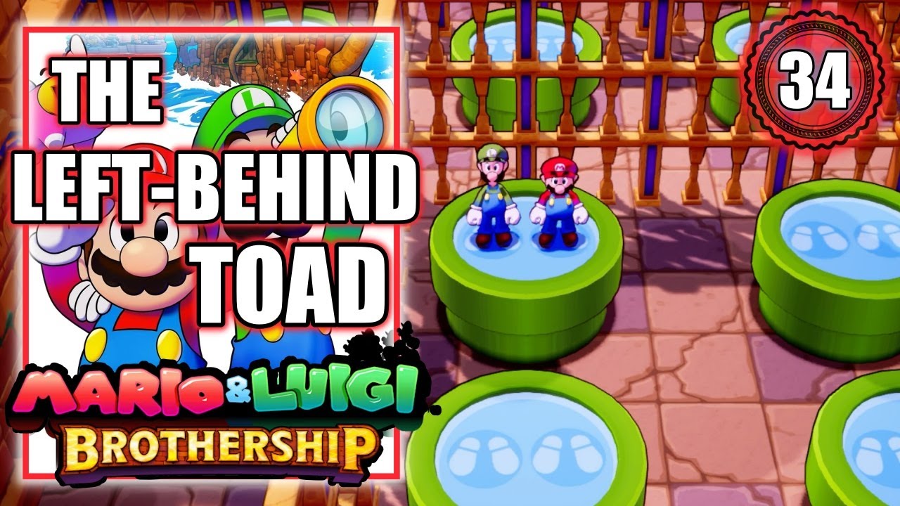 Mario and Luigi Brothership - The Left-Behind Toad, Inphant Islet ...