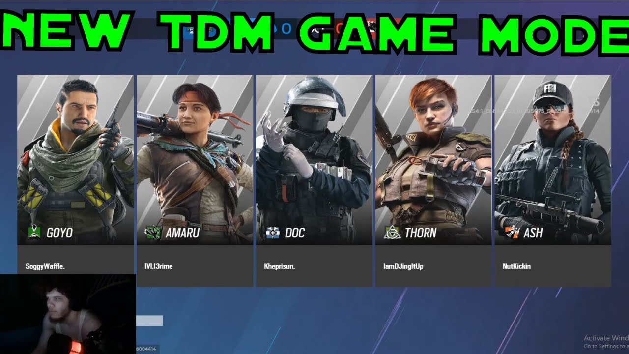 Playing The New TDM Game Mode In Siege - YouTube