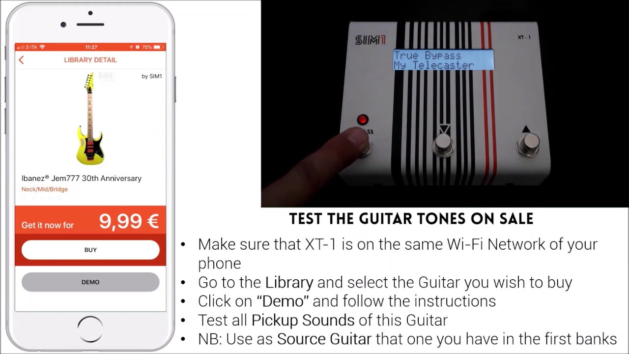 SIM1 Guitar App - Tutorial - YouTube