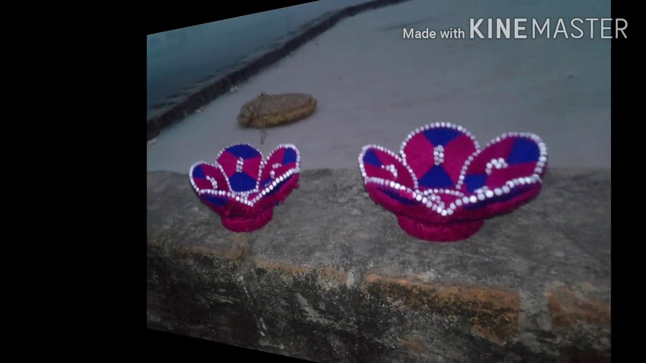 6)Beautiful beaded+woolen+bangals basket - YouTube
