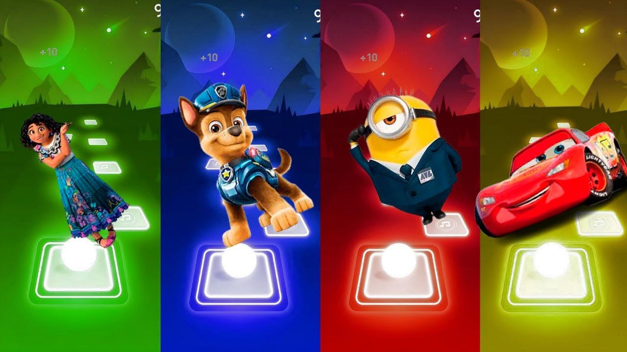 CARS 3 lightning mcqueen vs PAW Patrol, The Movie vs Despicable Me 4 vs ...