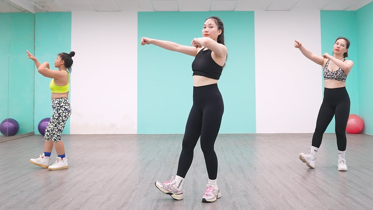 28 Mins Aerobic Dance Workout: Weight Loss, Lose Belly Fat, Small Waist ...