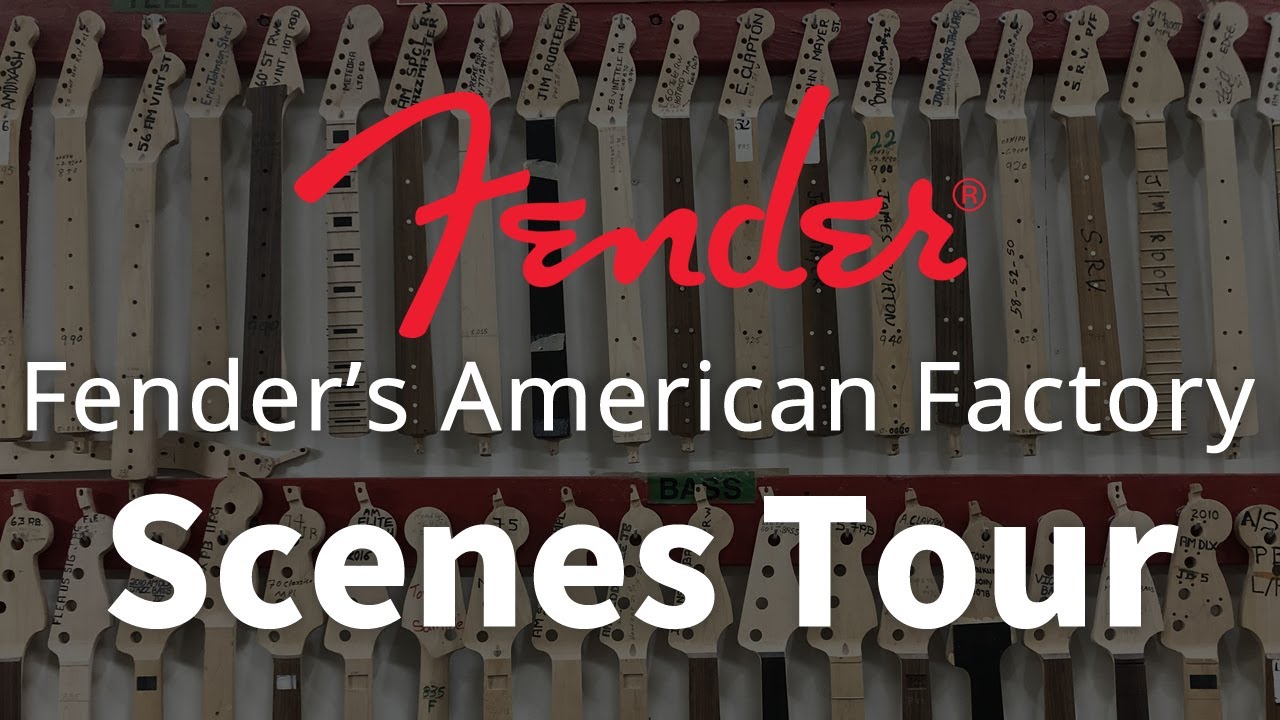 Visiting Fender's American Factory: A Behind-the-Scenes Tour - YouTube