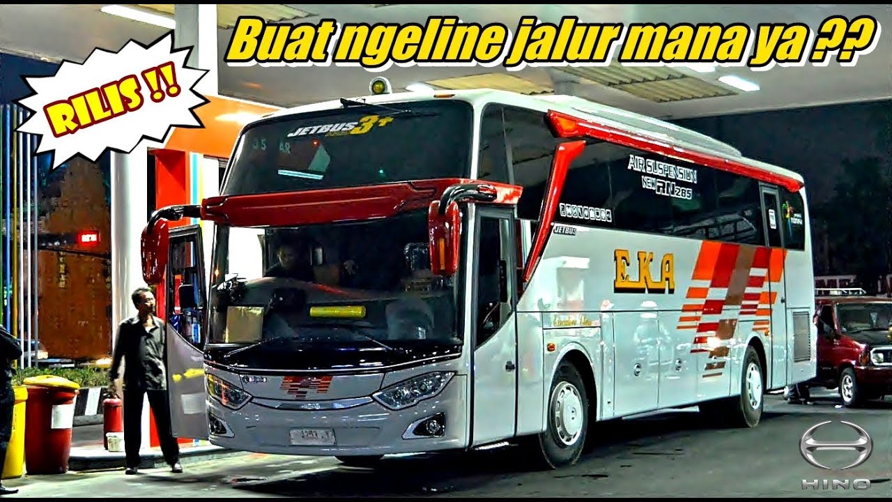 RILIS !!! CAK PADI [MANOHARA] BAWA BIS BARU EKA JETBUS 3 HDD+ HINO RN ...