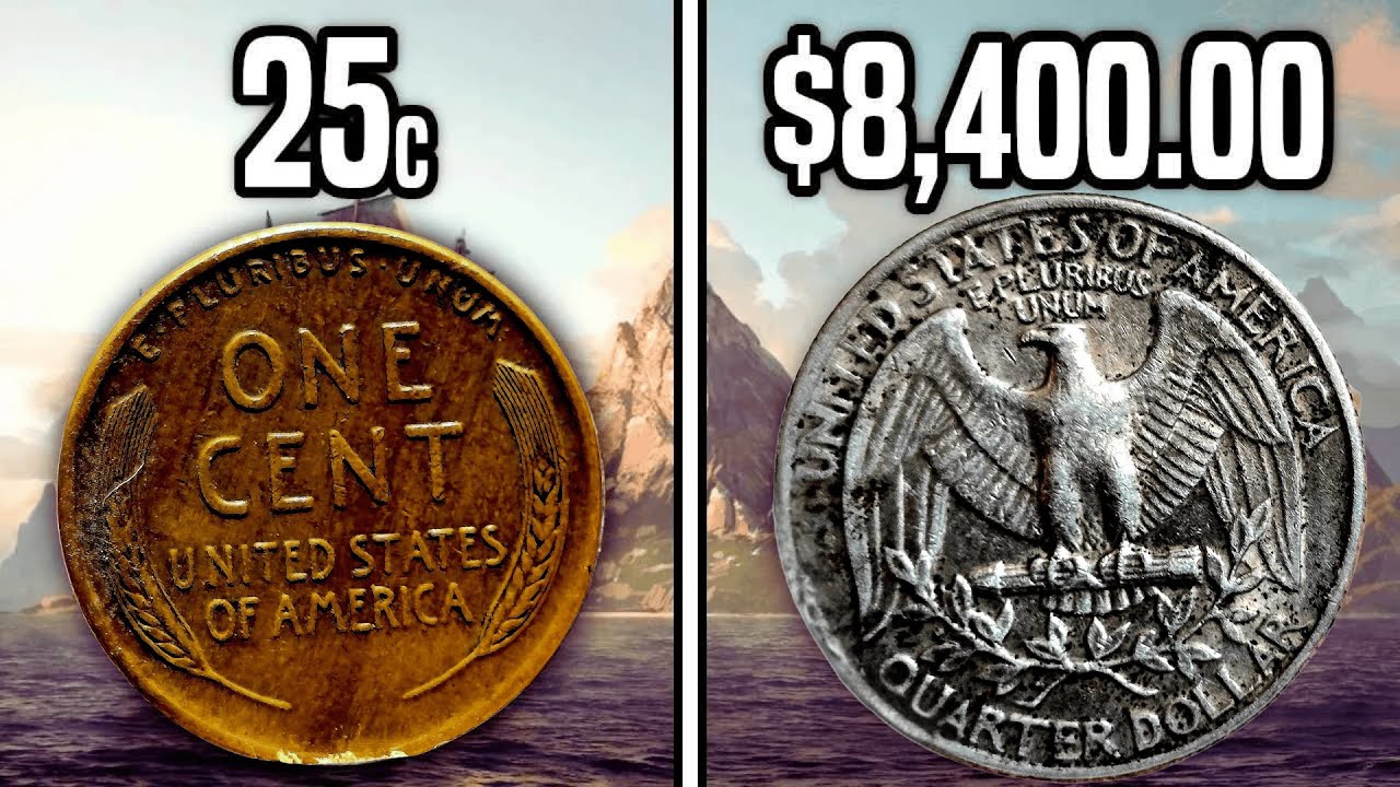 Don’t Ignore These Wheat Pennies & Quarters – Some Are Worth $8,400.00 ...
