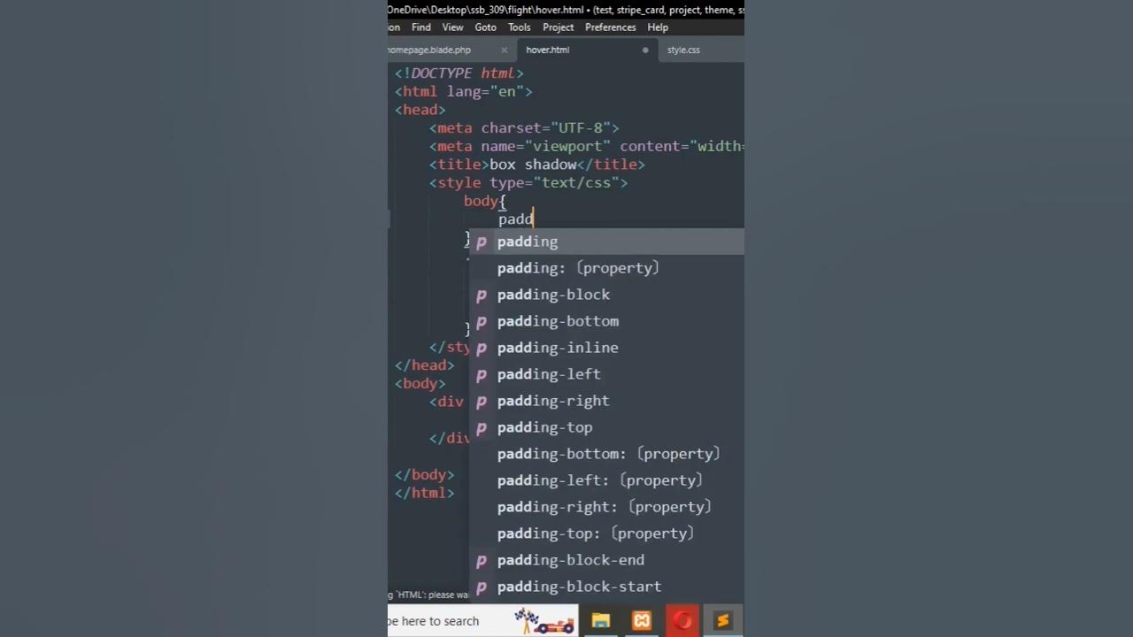 Css Box Shadow Html Css Css Shorts Youtube