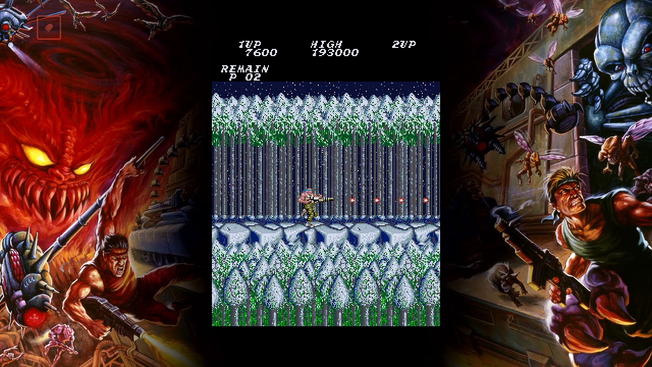 Contra Arcade Full playthrough in Contra Anniversary Collection for ...